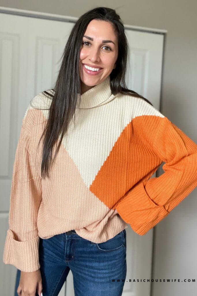 Prime Wardrobe Try-On: Amazon Sweaters for Fall | The Basic Housewife